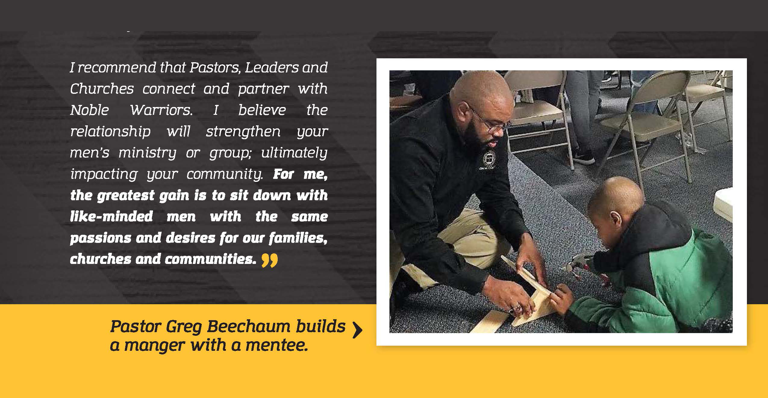 One Church Impacting the Community - Noble Warriors