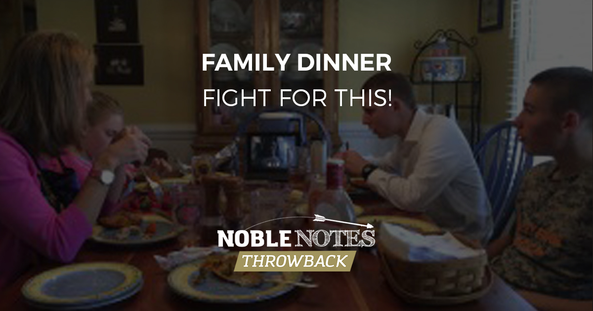 Family Dinner - Fight for This! - Noble Warriors
